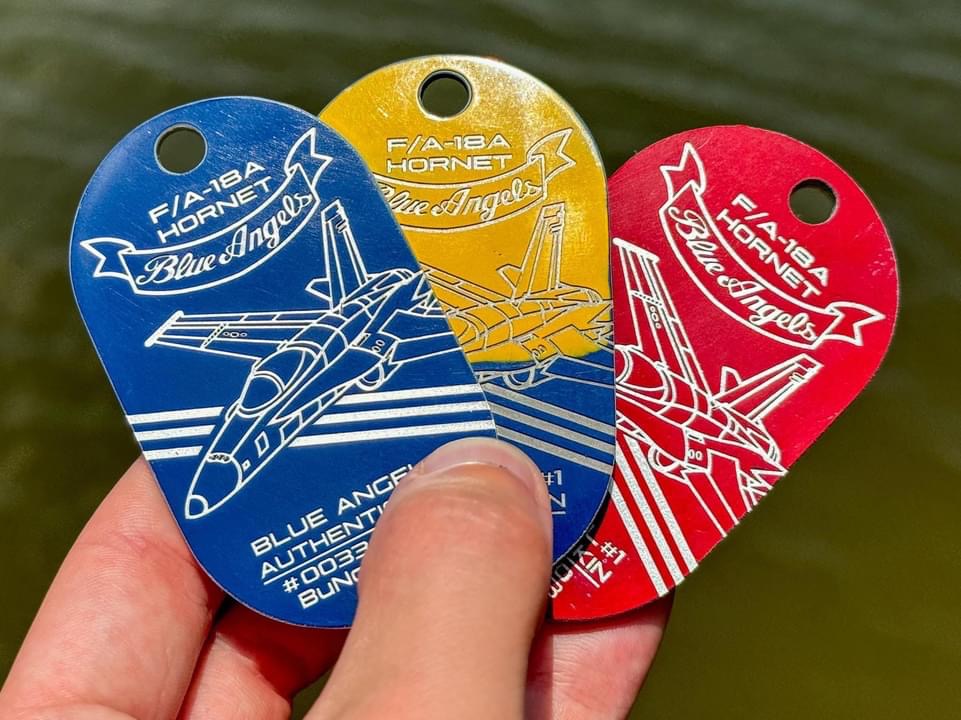 TRANSPORT TAGS F/A-18A ‘BLUE ANGEL’ - The Tag Collective Club