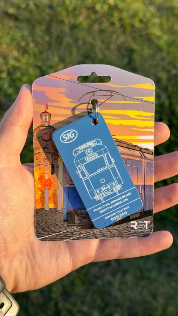 ROLLING STOCK TAGS MIRAGE BE 4/6 TRAM - The Tag Collective Club