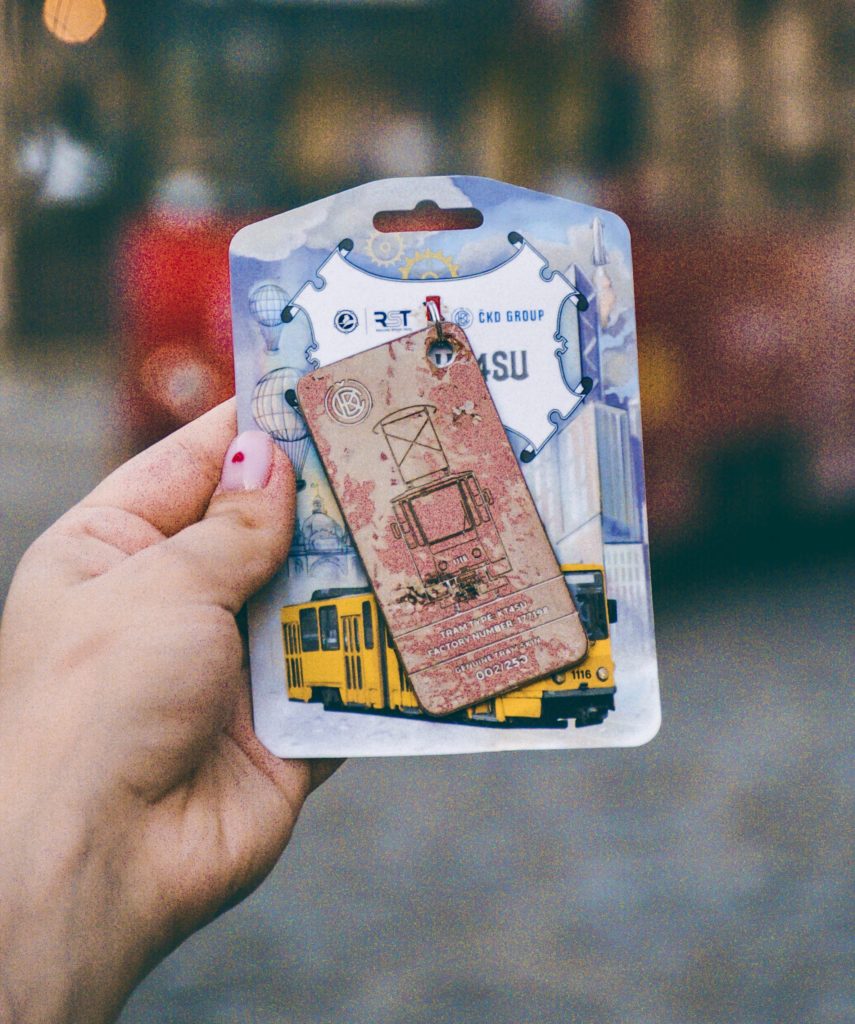 ROLLING STOCK TAGS CKD TATRA KT4 TRAM - The Tag Collective Club