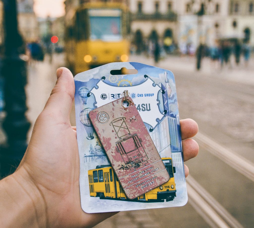 ROLLING STOCK TAGS CKD TATRA KT4 TRAM - The Tag Collective Club